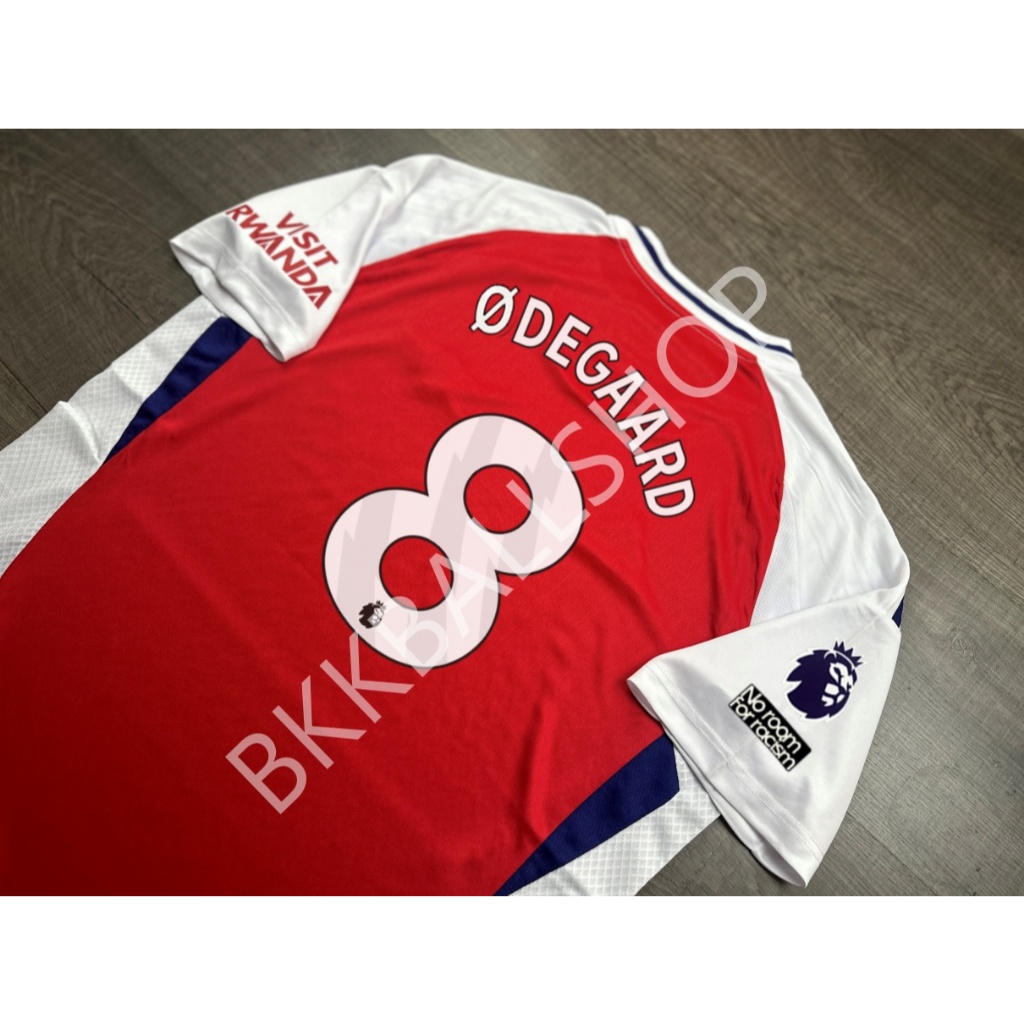 เสื้อฟุตบอล อาร์เซน่อล Home เหย้า 2024/25 อาร์ม EPL 7 SAKA 8 ODEGAARD 9 G.JESUS 11 MARTINELLI 41 ...