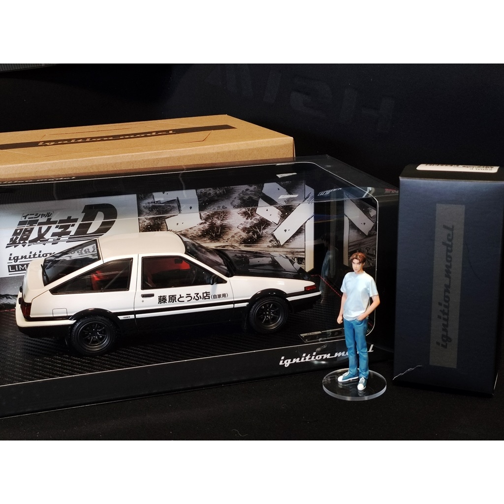 โมเดลรถAE86 โมเดลรถtoyotaAE86 * box defect * 1/18 ignition model IG2867 ...