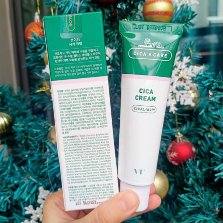พร้อมส่ง/แท้จากเกาหลี 💯 VT Cica Cream 50 ml. ครีมช่วยปลอบประโลมผิว เติมความชุ่มชื้น | Shopee ...