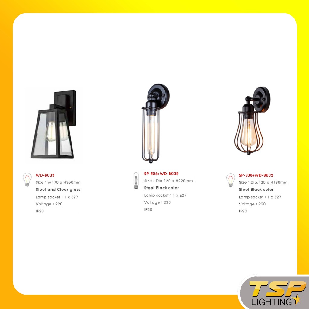 TSP Lighting │ โคมไฟกิ่ง สไตล์โมเดิร์น | Shopee Thailand