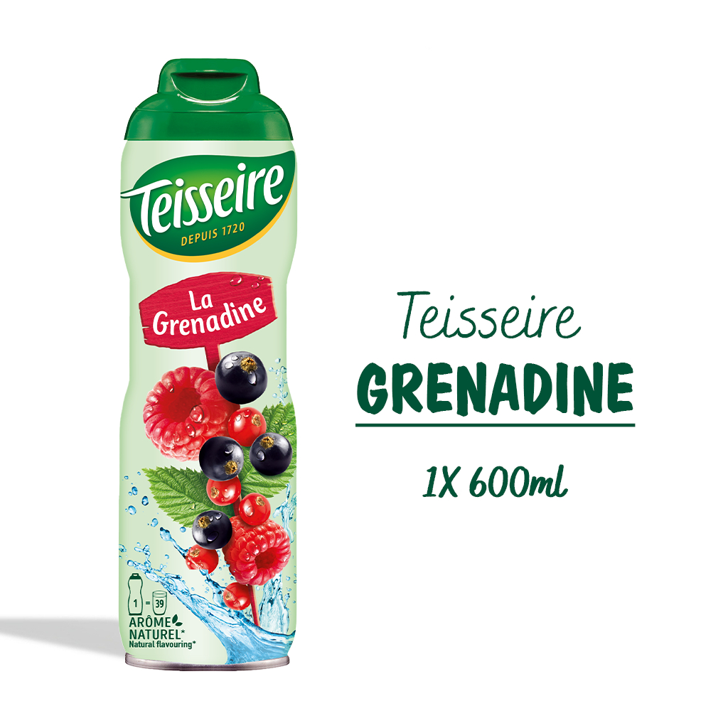 Teisseire น้ำเชื่อมกลิ่นเกรนาดีน 600มล. | Teisseire Grenadine Syrup ...
