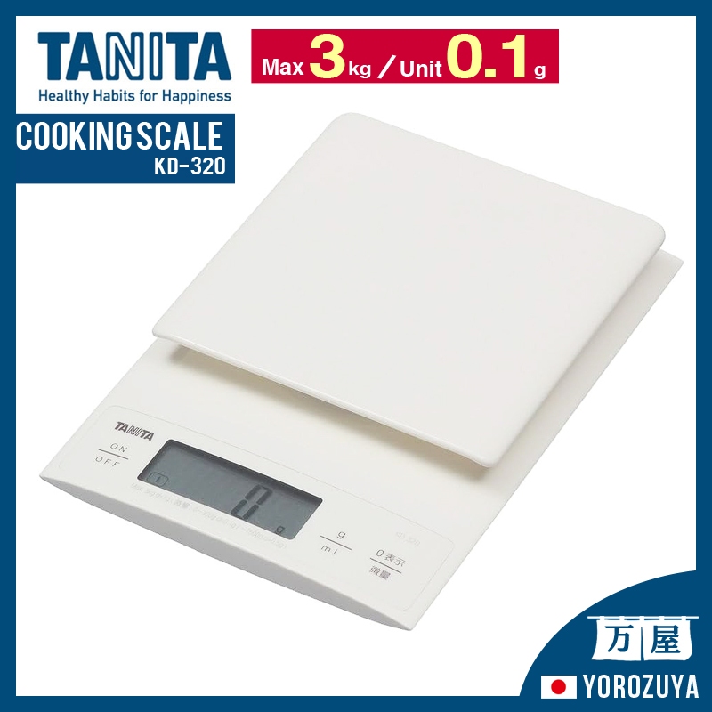 [ KD-320 / ~3kg / 0.1g unit ] TANITA JAPAN เครื่องชั่งสำหรับทำอาหาร ...