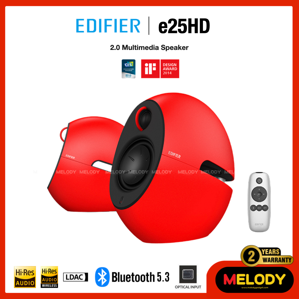 ลำโพง Edifier Luna e25 HD Bluetooth5.3 Wireless Optical TV Speakers รับประกันศูนย์ 2 ปี | Shopee ...