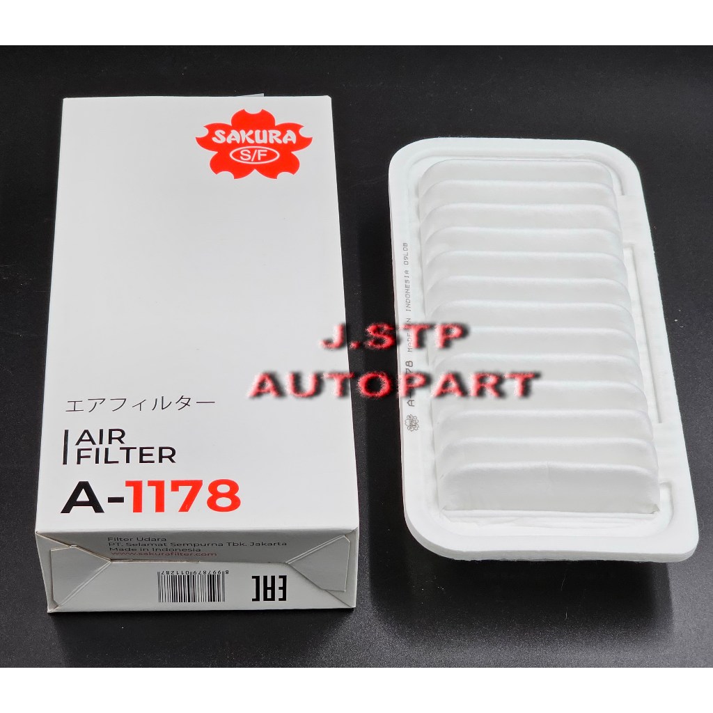 กรองอากาศ AIR FILTER TOYOTA SOLUNA VIOS 1.5 2003-2007 SAKURA | Shopee ...