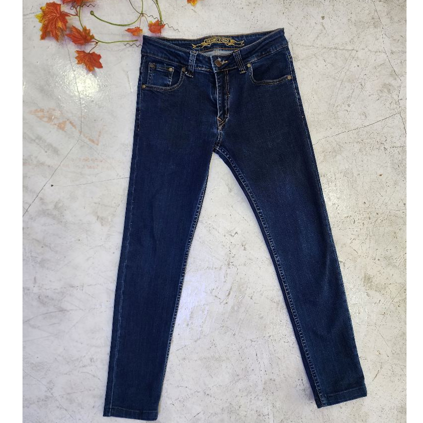 A63 กางเกงยีนส์ชาย HENRY COMO เบอร์32 มือสอง(มีตำหนิ ภาพ6) ผ้ายืดเล็ก ...