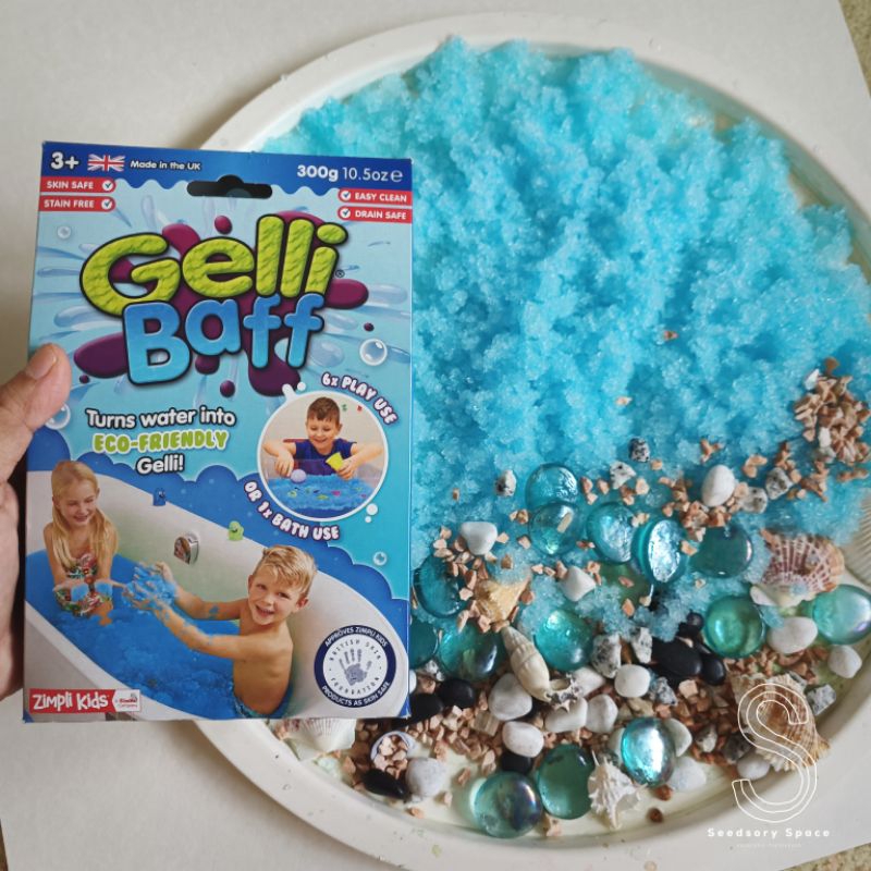 Blue Ocean Gelli เจลลี่สีน้ำทะเล สำหรับเล่น Sensory Play | Shopee Thailand