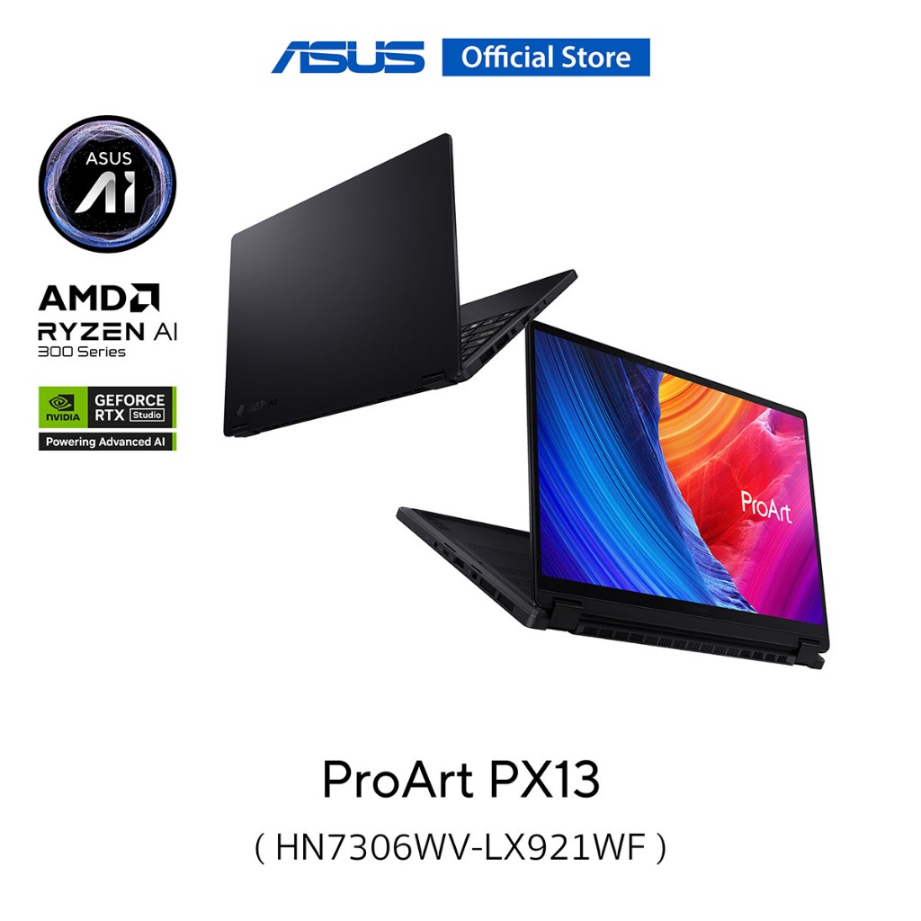 ASUS ProArt PX13 (HN7306WV-LX921WF) 13.3" 3K OLED, AMD Ryzen AI 9 HX ...