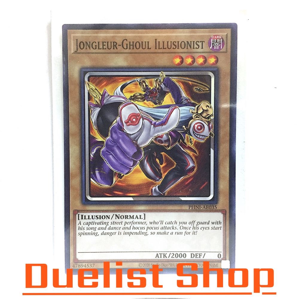 Jongleur-Ghoul Illusionist (N) Monster Dark Level4 [Illusion/Normal] ชุด PHNI-AE035 การ์ดยูกิโอ ...