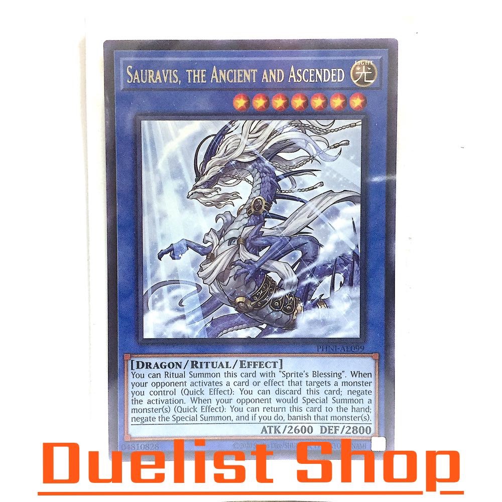 Sauravis, the Ancient and Ascended (R) Monster Light Level7 [Dragon ...