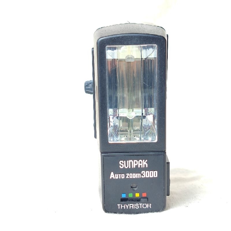 แฟลช Sunpak Auto zoom 3000 Thyristor Shoe Mount Flash for Vintage Cameras EXC+++ | Shopee Thailand