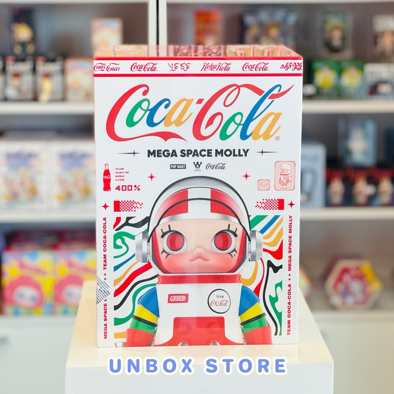 [พร้อมส่งในไทย] POPMART Molly Mega Space Coke V.3 Coca Cola 400% ของแท้ ...