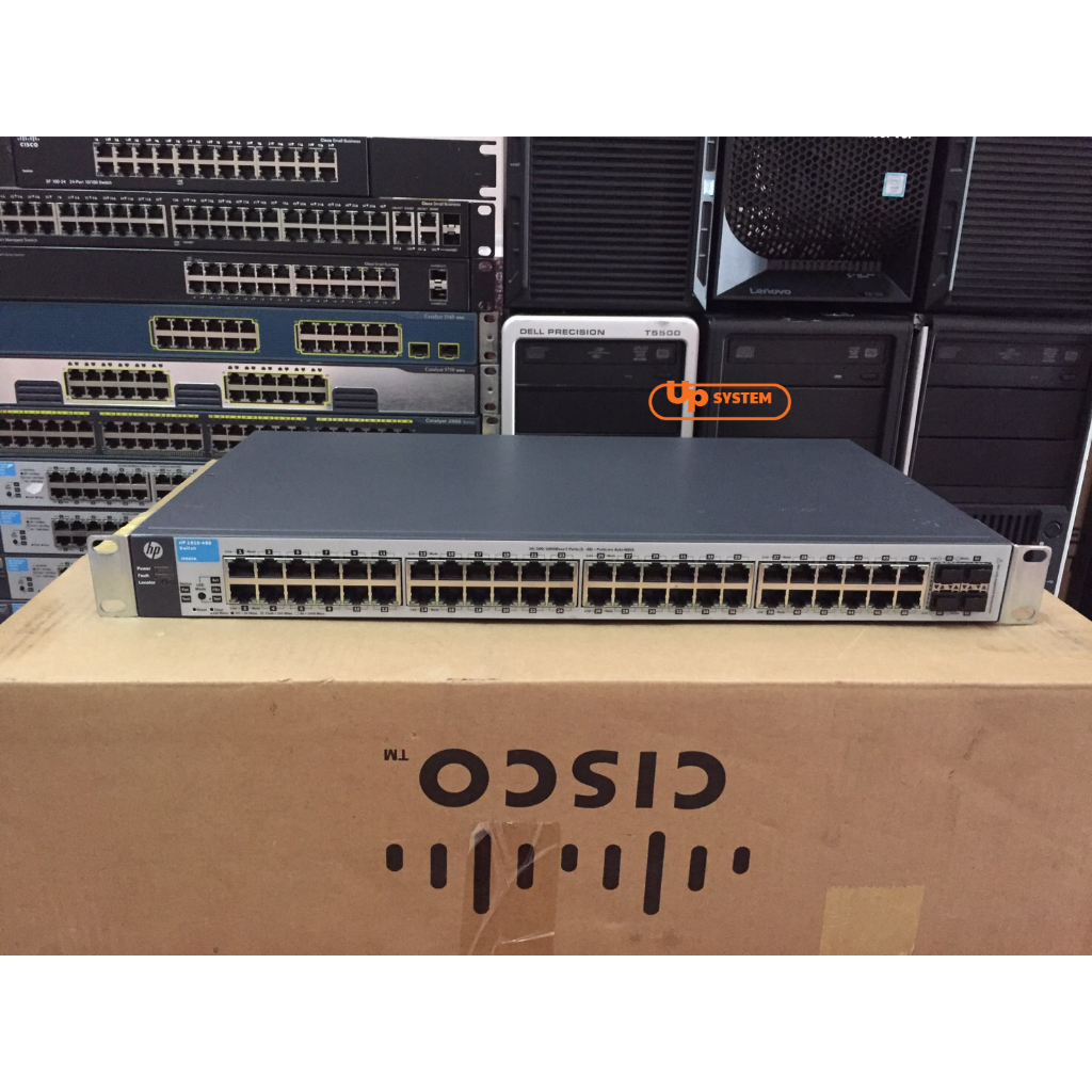 HP 1810-48G (J9660A) 48-Port Gigabit Switch (สวิตซ์มือ2) | Shopee Thailand
