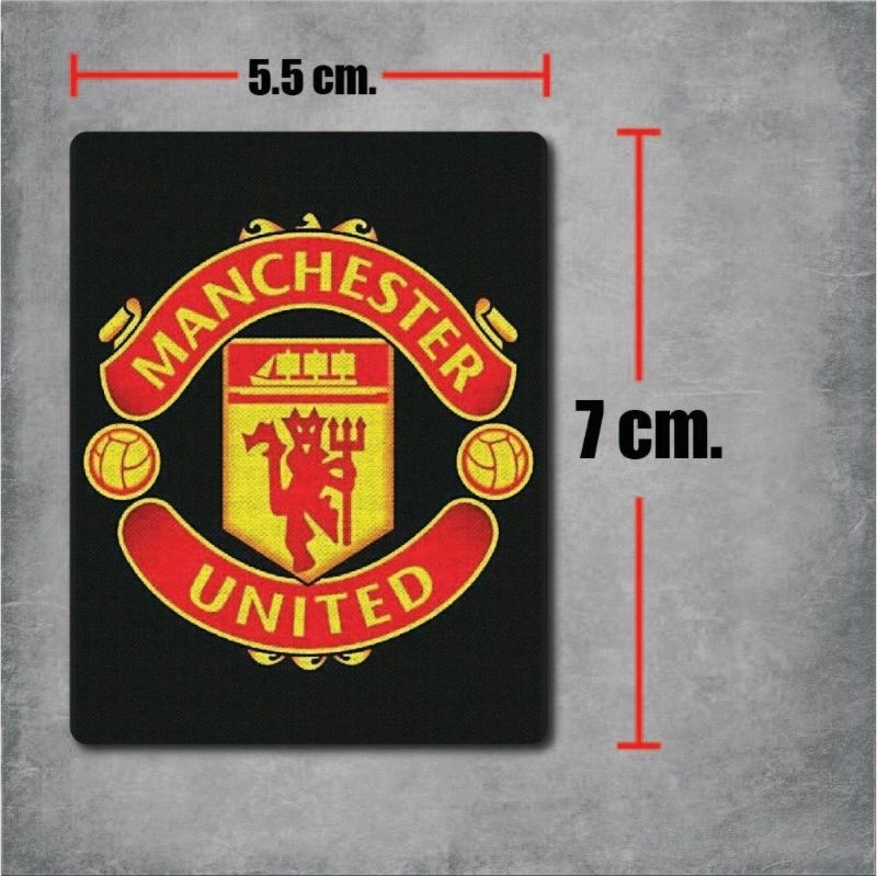 sticker pvc MANCHESTER UNITED สติกเกอร์ แมนเชสเตอร์ยูไนเต็ด งานออฟเซ็ท ...