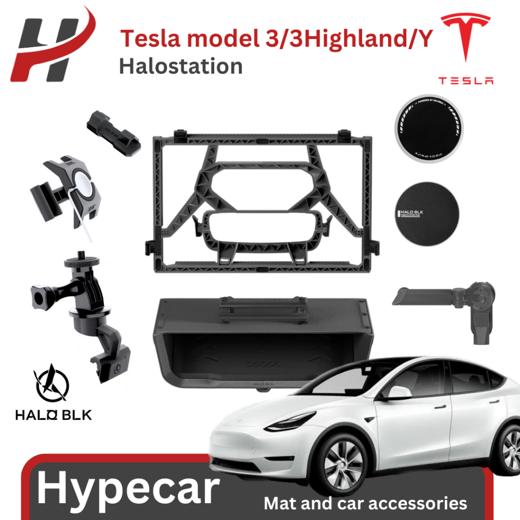 Haloblk station-Tesla model3/3highland/Y (พร้อมส่ง) | Shopee Thailand