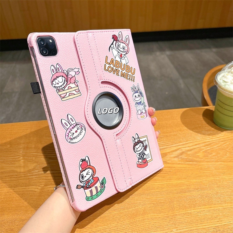 ⭐24 ชั่วโมงส่ง⭐labubu สติ๊กเกอร์ เคส for iPad pro 2024 11 Gen10 10.9 ...