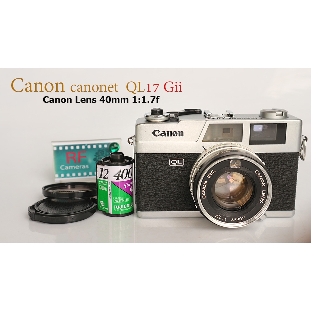 Canon Canonet QL17G-ii กล้องฟิล์มแคนนอล QL17 รุ่นGii in 1969 พร้อมเลนส์ ...