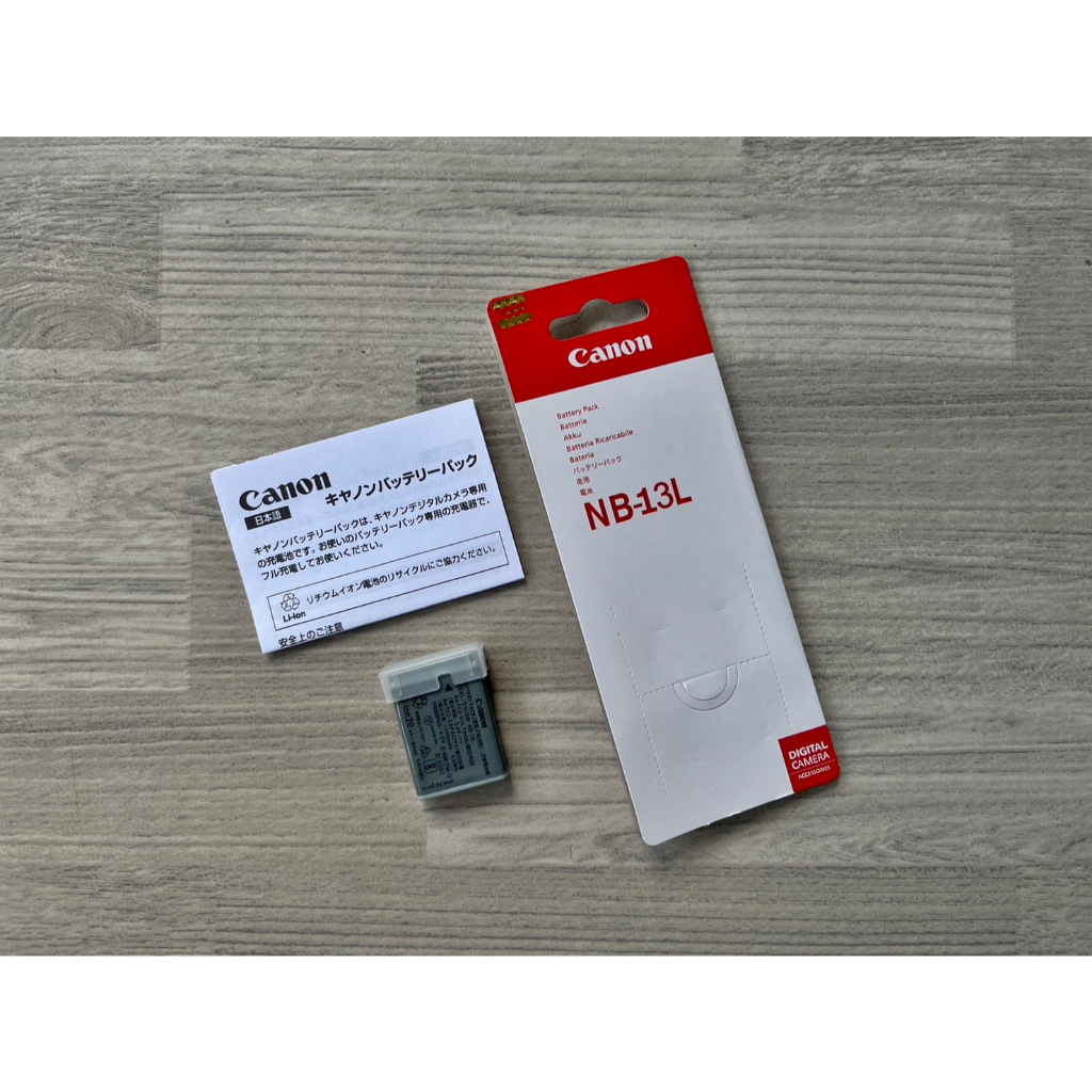 แบตเตอร์รี่กล้อง + แท่นชาร์จ NB-13L สำหรับ Canon G1X Mark II G1X III G5X Mark II G7X Mark III ...