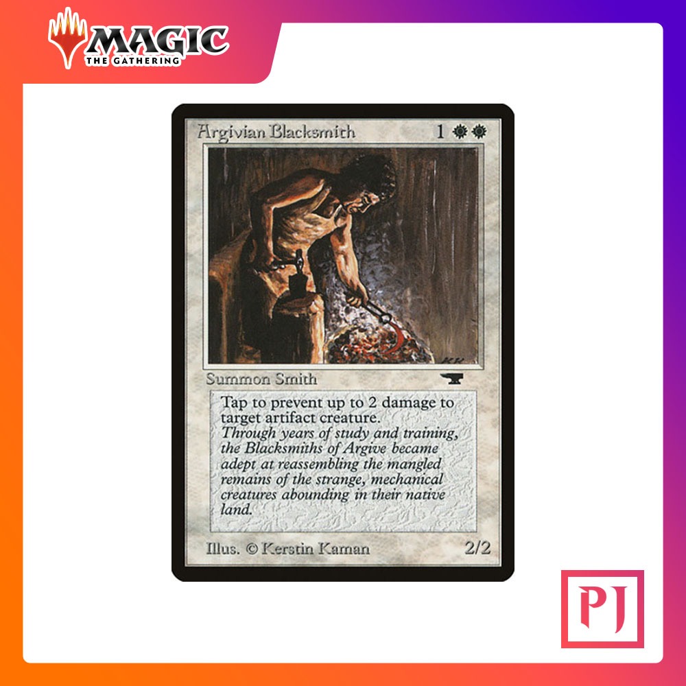 [MTG] Argivian Blacksmith [ATQ] [WHITE] [COMMON] [NORMAL] [ENG] (การ์ด ...