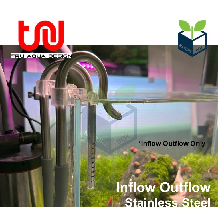 TRU Stainless Steel Inflow Outflow Holder 10mm ท่อสแตนเลส สำหรับกรองนอก ...