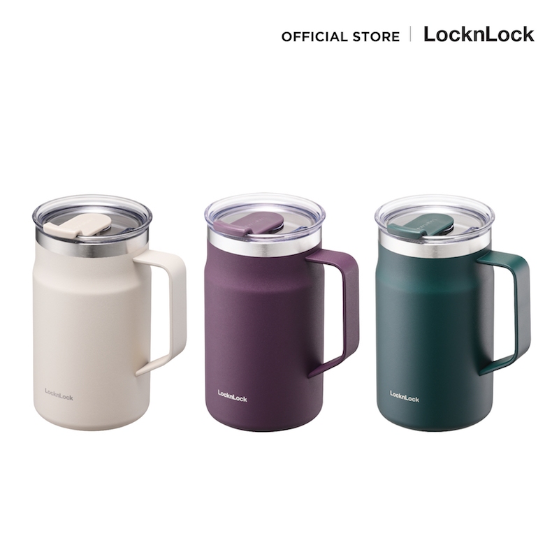 LocknLock NEW COLOR!!! แก้วน้ำเก็บอุณหภูมิ Metro Mug ความจุ 600 ml ...