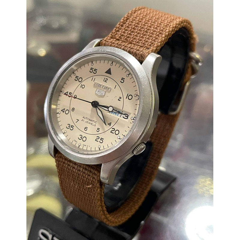 Field watch of Seiko 5 Automatic (SNK803) PP2 | Shopee Thailand
