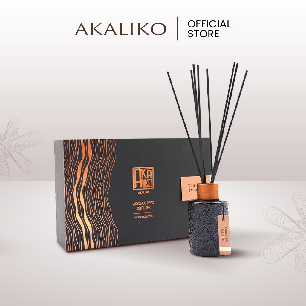 AKALIKO Aroma Reed Diffuser World Collection 250 ml. อะกาลิโก ก้านไม้หอมปรับอากาศ ก้านไม้หอม ...