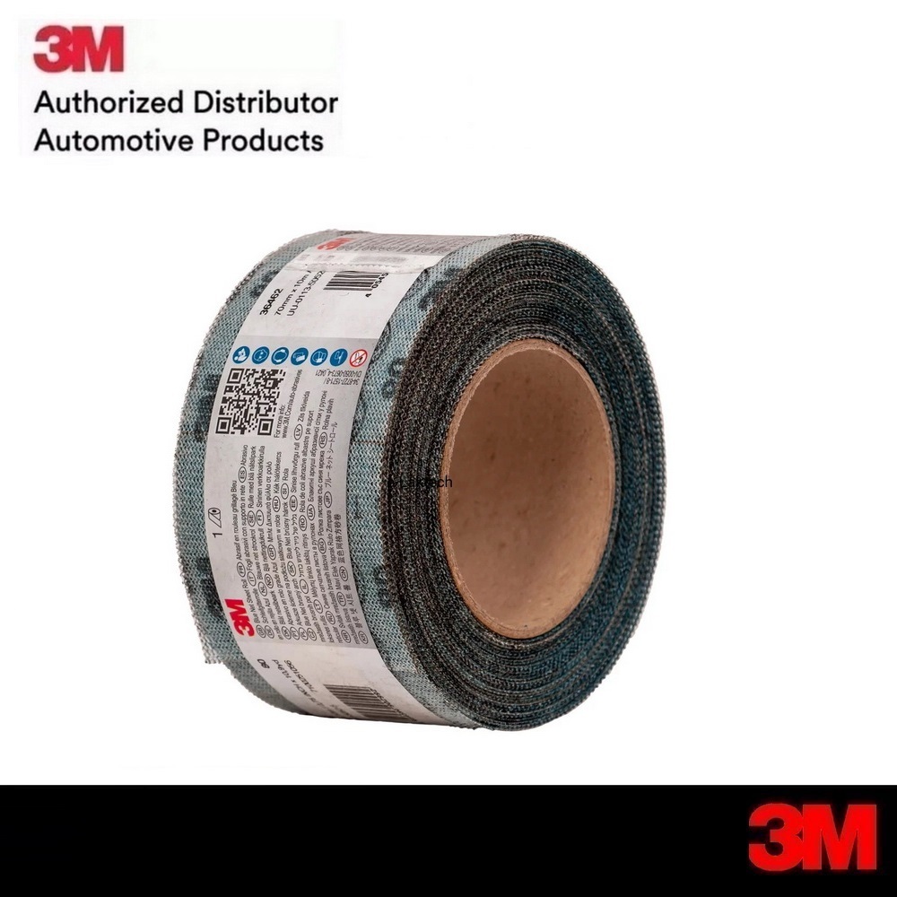 3M Blue Net Sheet Roll 70 mm x 10 m, เบอร์ 80 120 150 180 220 240 320 ...