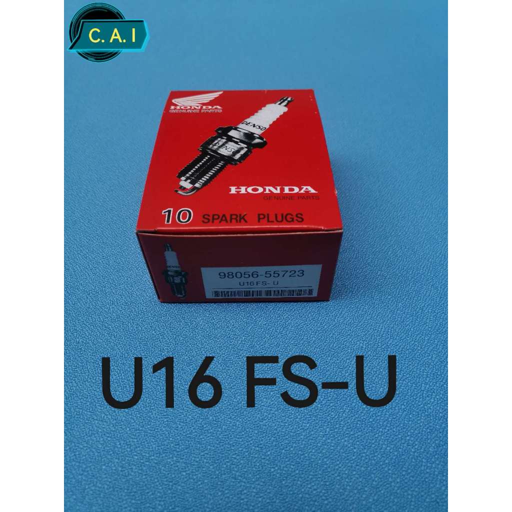 หัวเทียน4จังหวะU16FS-U {A7} Denso honda(10หัว/1กล่อง) WAVE100/WAVE110 ...