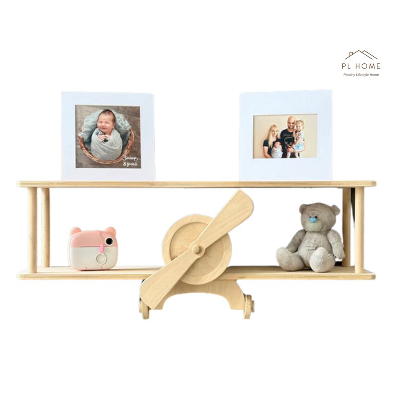 PL96 พร้อมส่ง ที่วางของอเนกประสงค์ ตุ๊กตา นาฬิกา ตกแต่งบ้าน ทำจากไม้ ...