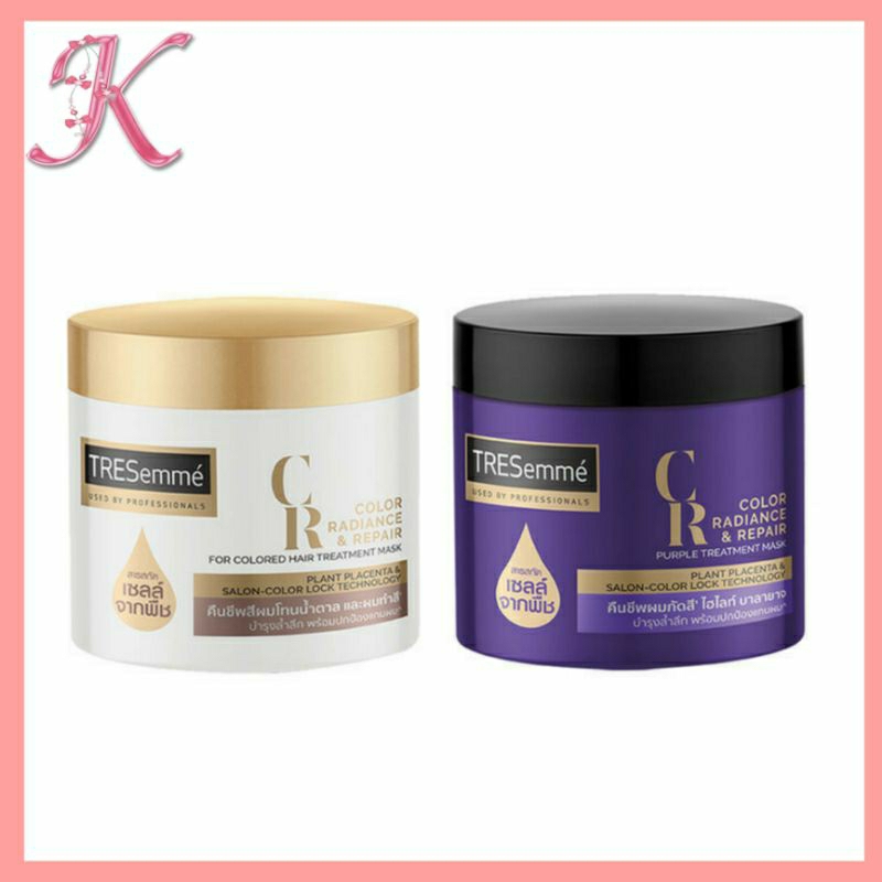 ทรีทเม้นต์ม่วง Tresemme Treatment Mask CR Color & Pair บำรุงผม คืนชีพ ...