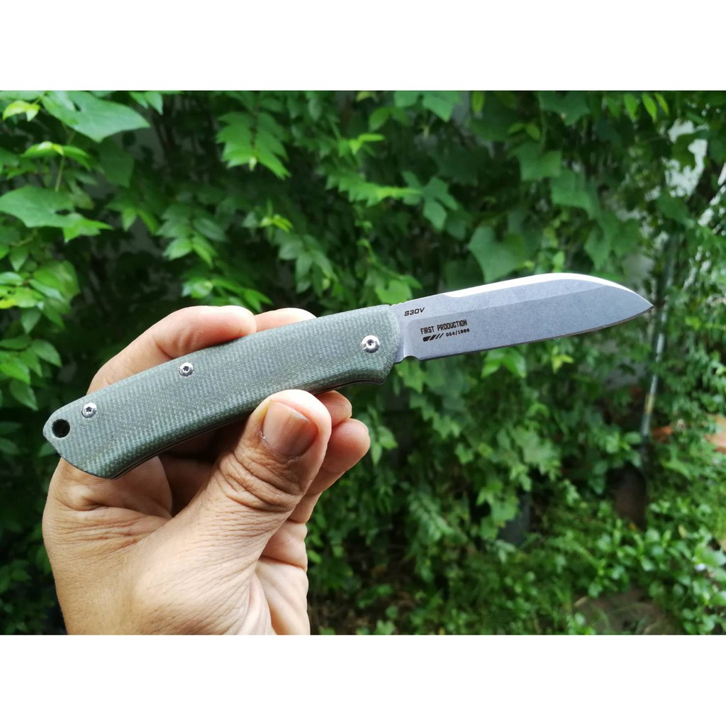 มีดแคมป์ มีดเอนกประสงค์ BM Micarta 319 (pocket knife) ใบ 2.8" mark S30V น้ำหนัก 63g | Shopee ...