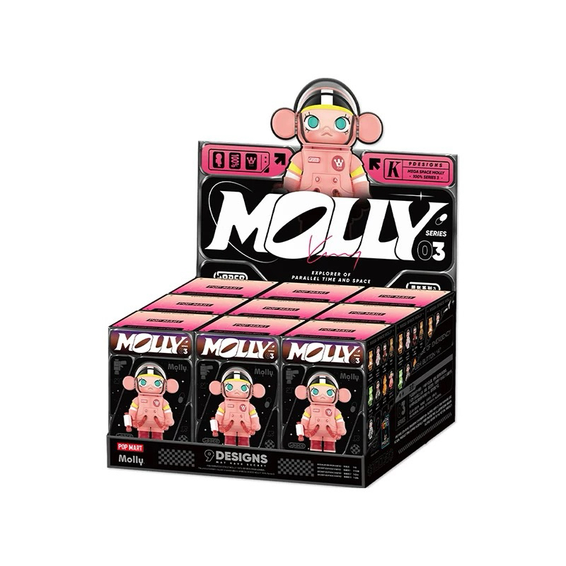 พร้อมส่งยกกล่อง!! ในซีล MEGA SPACE MOLLY 100% v3 ของแท้จาก POP MART ...
