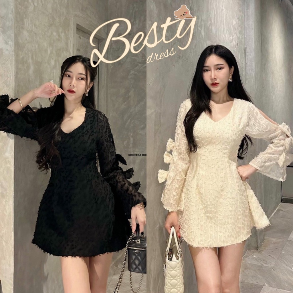 SIRINTRA : BESTY DRESS 2 สี | Shopee Thailand