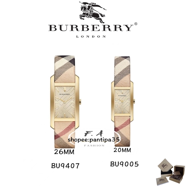 ไม่มีค่าจัดส่งค่ะ F.A Burberry นาฬิกาข้อมือผู้หญิงค่ะ แบรนด์เนม ของแท้ ...
