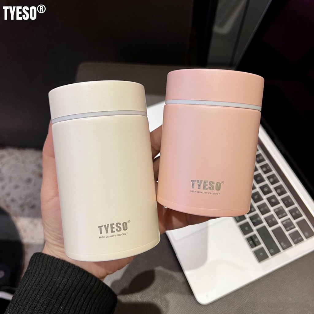 TYESO MINI แก้วเก็บอุณหภูมิ 260ML กระบอกน้ำขนาดเล็ก เก็บความร้อน เก็บ ...