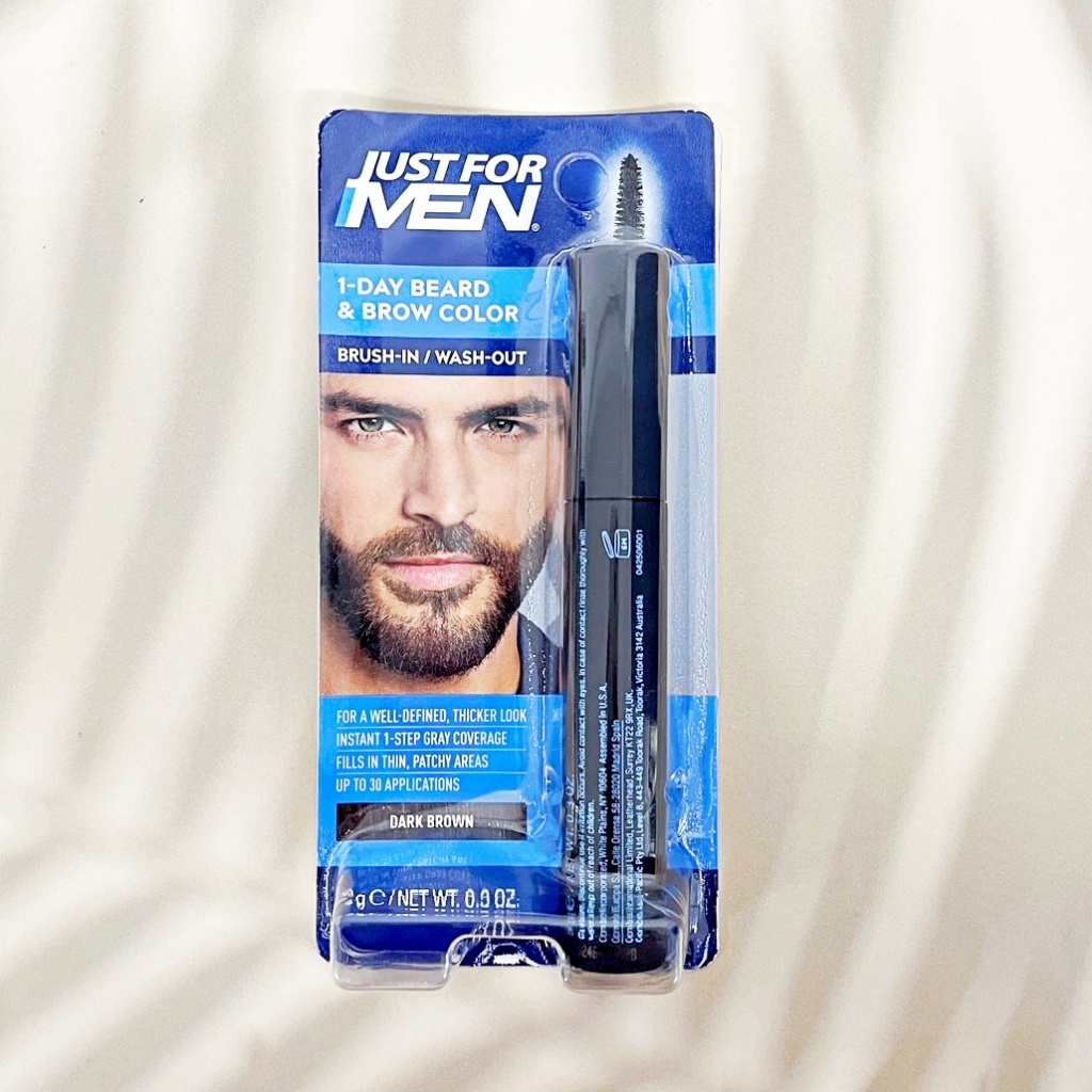 [Just For Men®] 1-Day Beard Brow Color for Beard and Eyebrows 9g, Dark ...
