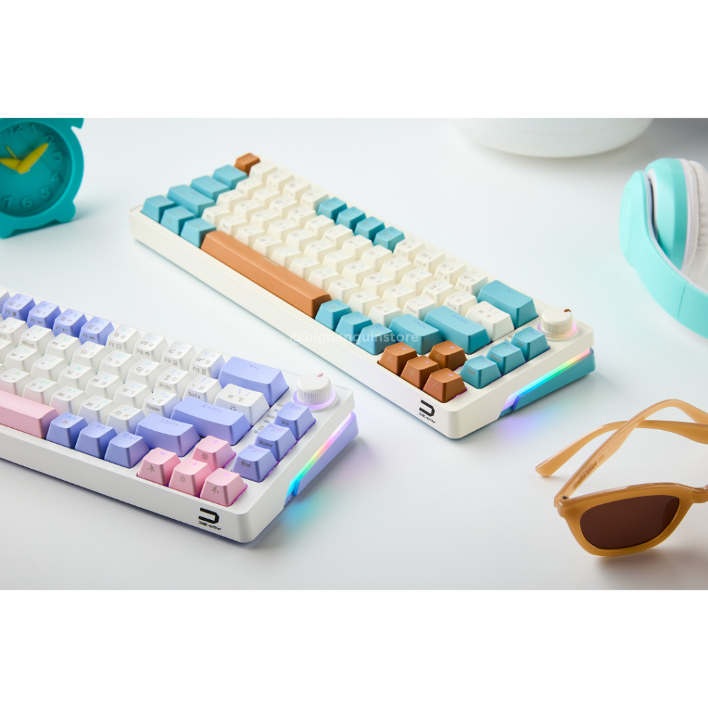 [โค้ดคุ้มลด 20%] DEKAY 68 ULTRA คีย์บอร์ดไร้สาย Bluetooth Wireless ...