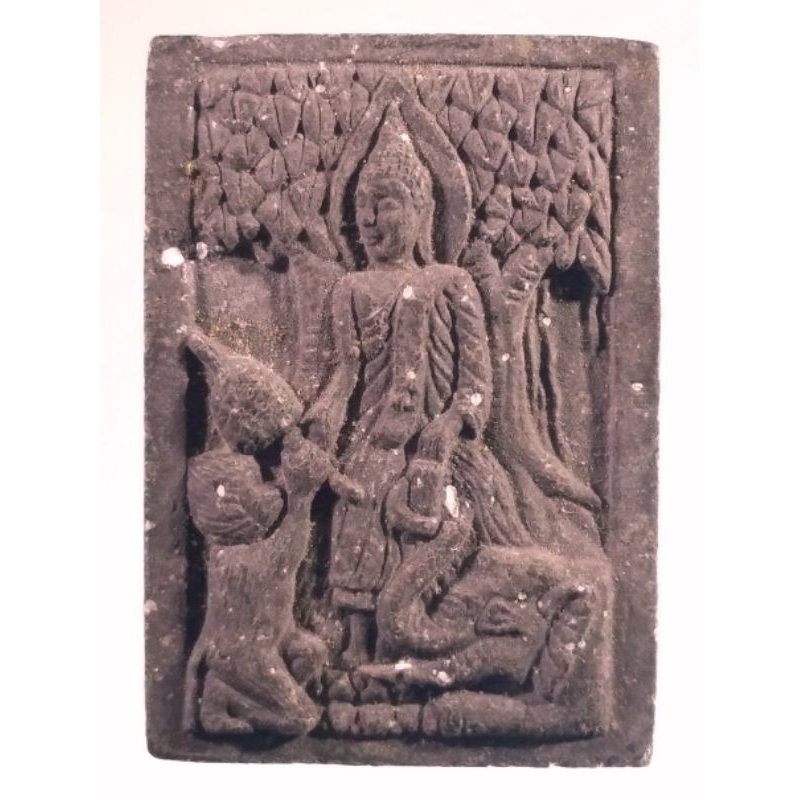 Antig Plus 1391 พระประจำวัน ปางป่าเลไลย์ เนื้อผงใบลาน เป็นพระประจำวัน สำหรับคนเกิดวันพุธกลางคืน ...