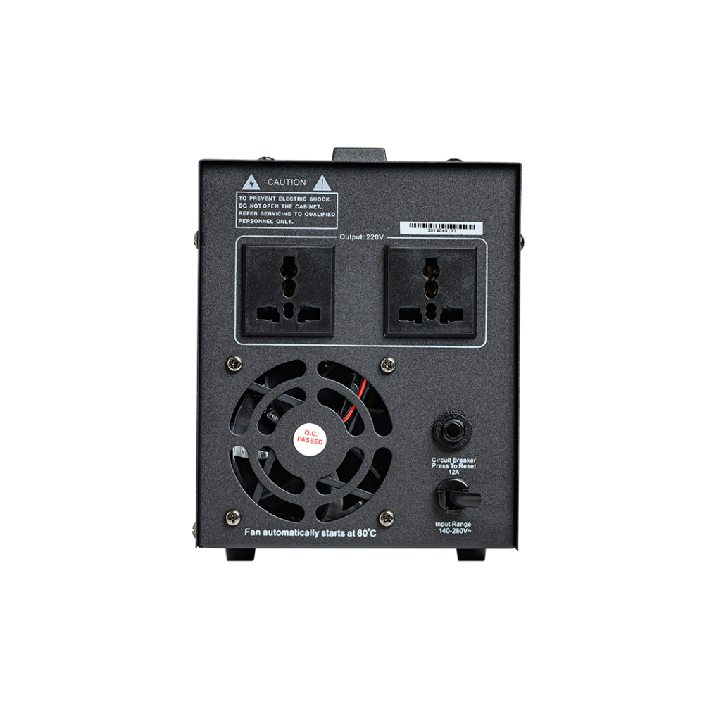 Stabilizer KB-RL 2000VA AVS กันไฟตกไฟเกินไฟกระชาก ไม่สำรองไฟตอนไฟดับ ...