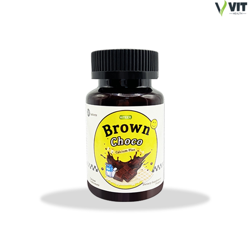 (30 เม็ด) Calcium Brown White Chocoแคลเซียมเม็ดโกโก้แคลเซียมสูงเม็ดเคี้ยวการเจริญเติบโตของเด็ก ...