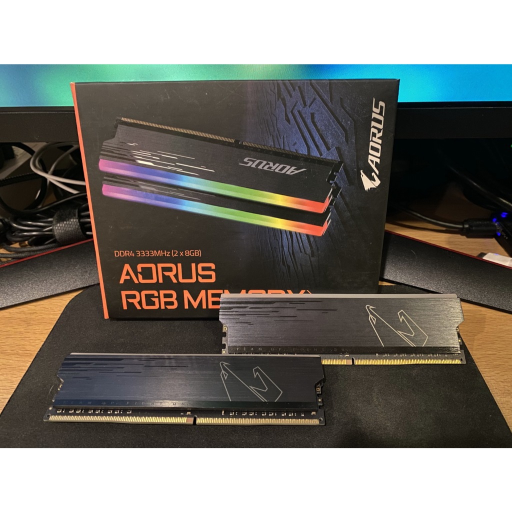 RAM AORUS RGB DDR4 16GB (2x8GB) 3333MHz ตัวเทพ มือสอง มีกล่อง | Shopee ...