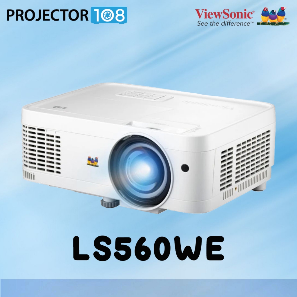 ViewSonic LS560WE 3,200 ANSI Lumens WXGA Short Throw LED Business/Education Projector | Shopee ...