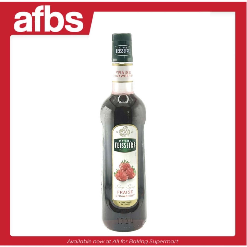 SUPERMART Mathieu Teisseire Strawberry Syrup 700 ml. น้ำหวานเข้มข้น ...