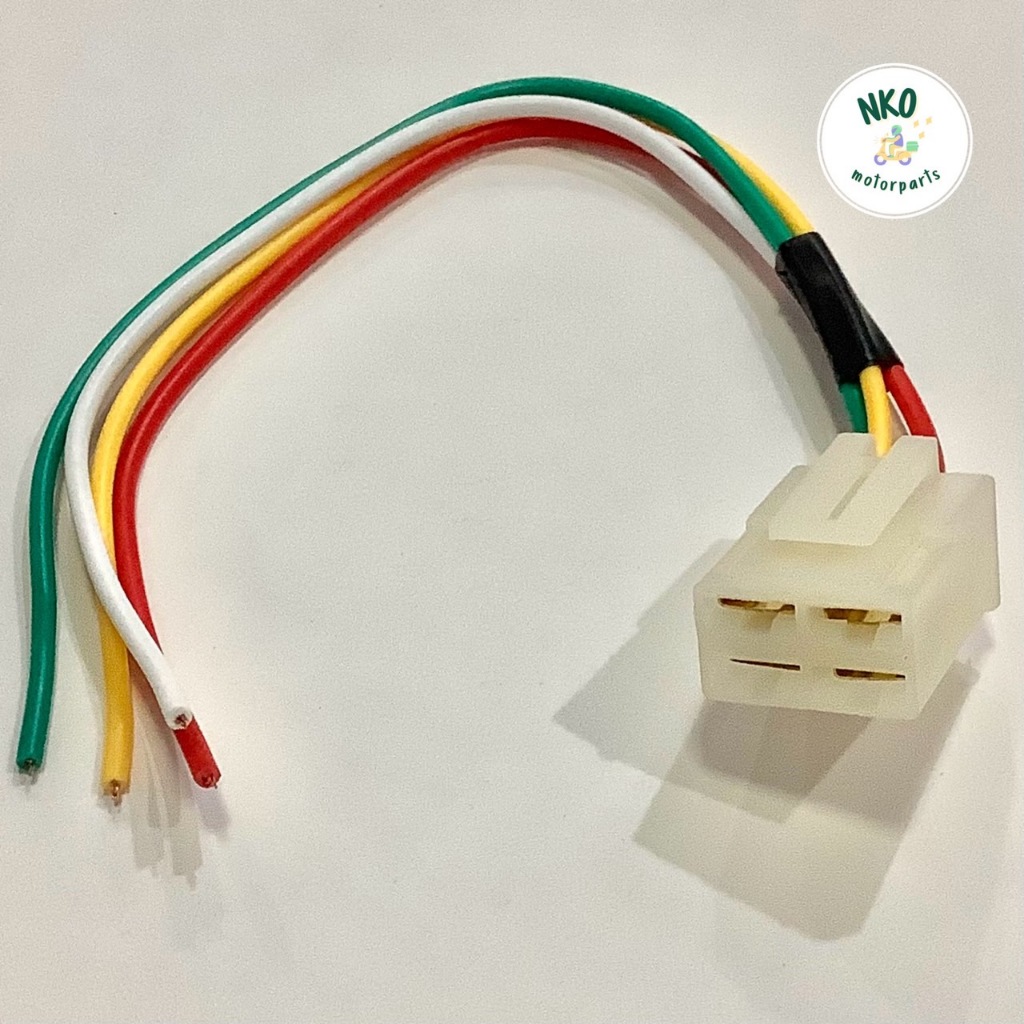 ปลั๊กต่อแผ่นชาร์ท DASH (4 สาย) สายต่อเเผ่นชาร์จ แดช เเดช แดท ปลั้คเสียบ ...