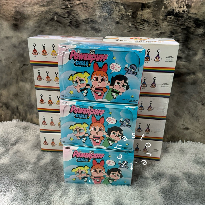 (พร้อมส่ง) พวงกุญแจ CRYBABY Cheer Up และ Powerpuff Girls (แบบยกBox ...