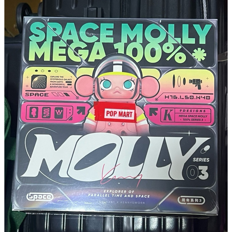Pop Mart MEGA SPACE MOLLY 100% Series V3 Figures Blind Box แบบยกทั้ง ...
