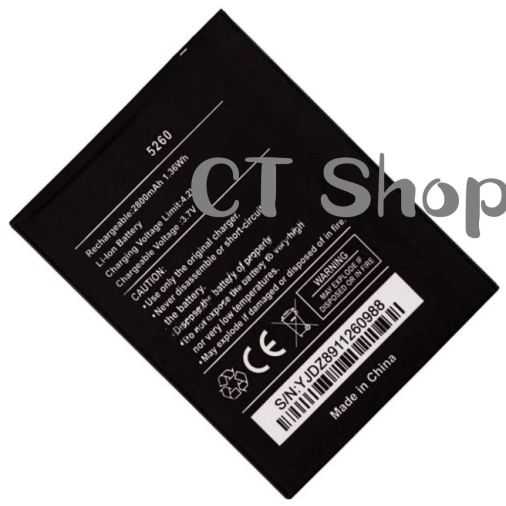 แบตเตอรี่ Wiko 5260 Pulp Fab 4G ( วีโก้ 5260 Pulp Fab 4G ) รับประกัน 3 ...