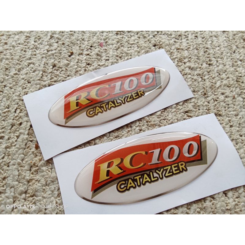 สติ๊กเกอร์เรซิ่นนูน สีแดง ติดกระเป๋า RC100 RCหม่ำ อะไหล่ทดแทน | Shopee Thailand