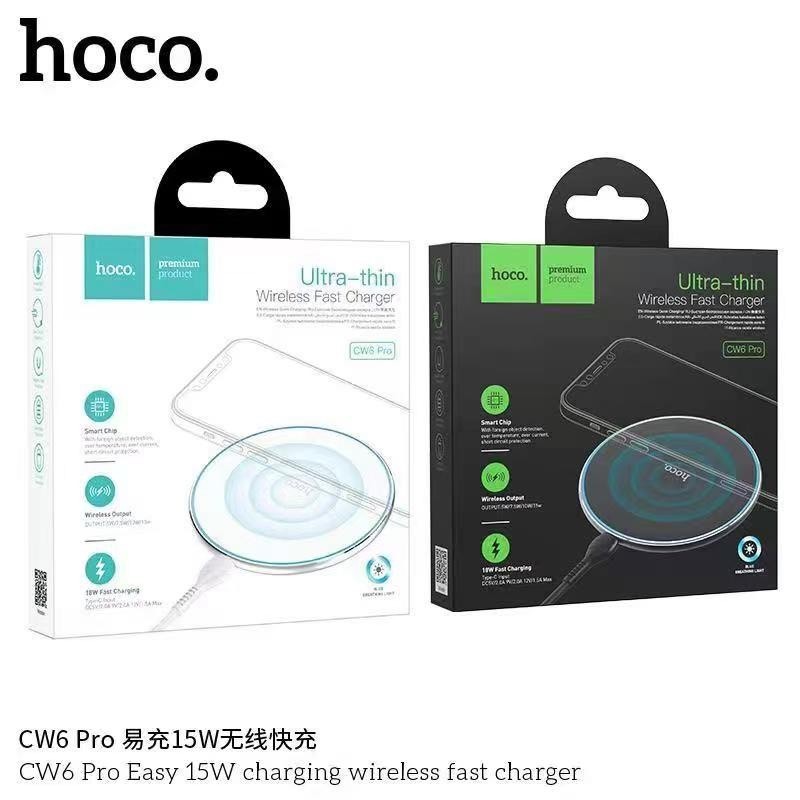 【Sale】Hoco CW6Pro คละสี Wireless Fast Charge 15W แท้100% | Shopee Thailand