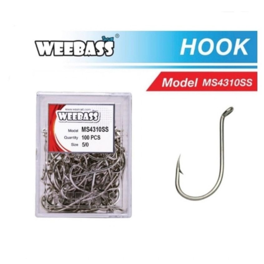 ตาเบ็ดWEEBASS รุ่น MS4310 ss (ตัวเบ็ดแบบหน้าบิด ท้ายงอน) | Shopee Thailand